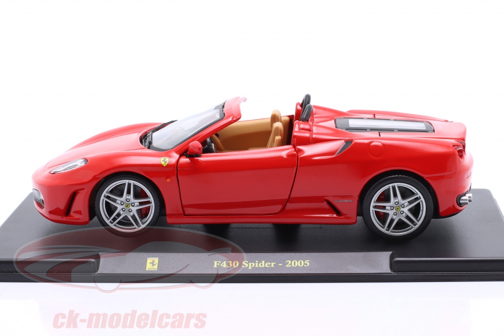 Bburago 1:24 Ferrari F430 Spider year 2005 red AB24F031 model car AB24F031