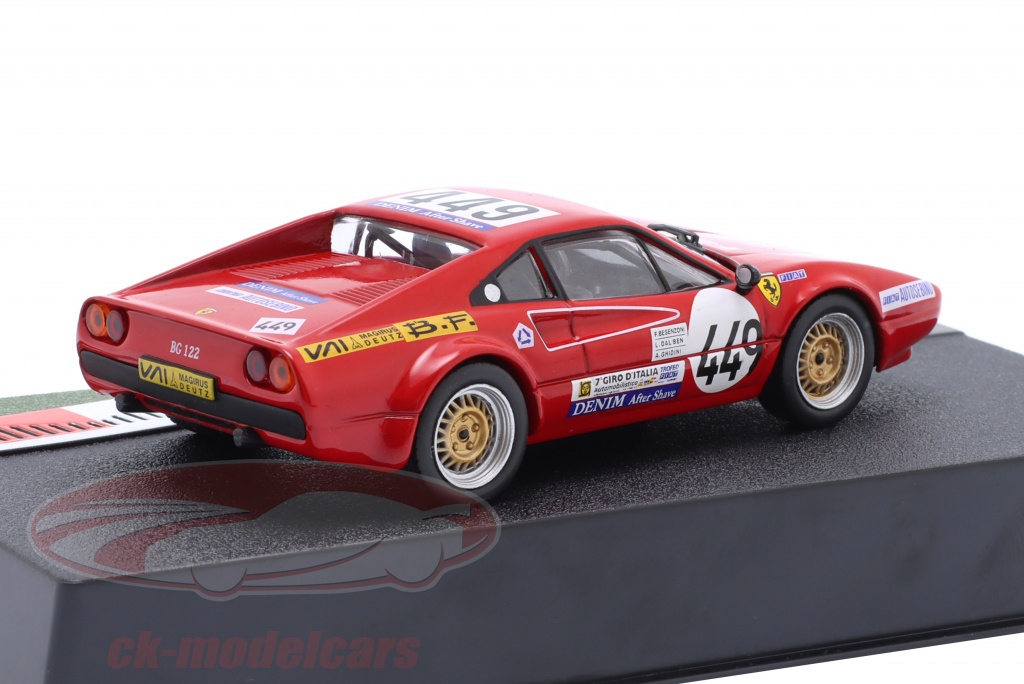 Altaya 1:43 Ferrari 308 GTB #449 Giro d'Italia 1979 Besenzoni, Dal Ben ...