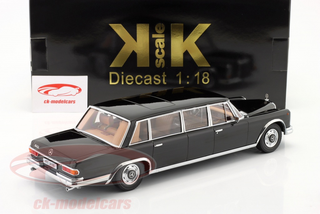 KK-Scale 1:18 Mercedes-Benz 600 Pullman LWB (W100) Baujahr 1964 schwarz ...