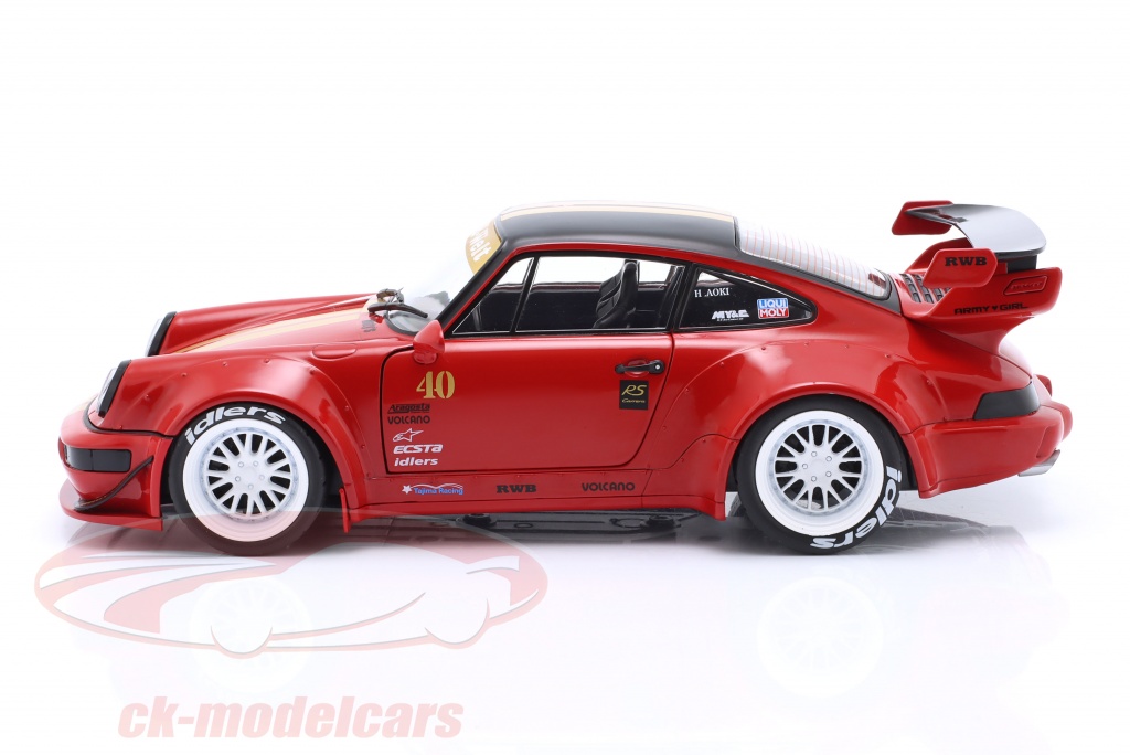 Solido 1:18 Porsche 911 (964) RWB Rauh-Welt Red Sakura 2021 S1807506 ...