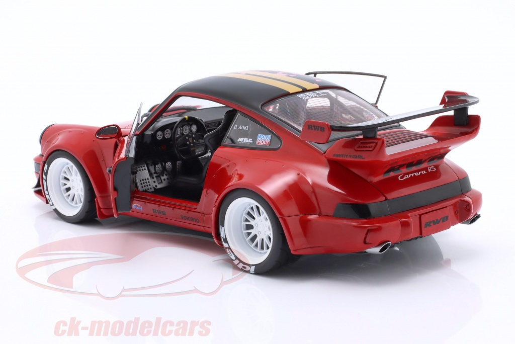 Solido 1:18 Porsche 911 (964) RWB Rauh-Welt Red Sakura 2021 S1807506 ...