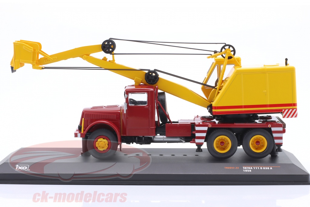 Ixo 1:43 Tatra 111 D030 A truck crane year 1958 red / yellow TRU042.22 ...