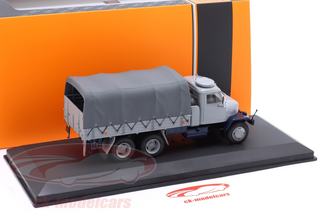 Ixo 1:43 Praga V3S 6WD Pritschen-LKW mit Plane Baujahr 1962 grau ...