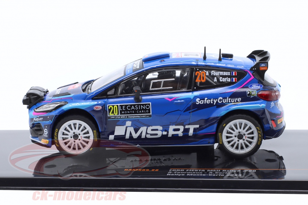 Ixo 1:43 Ford Fiesta MK II Rally2 #20 Rallye Monte Carlo 2023 Fourmaux ...