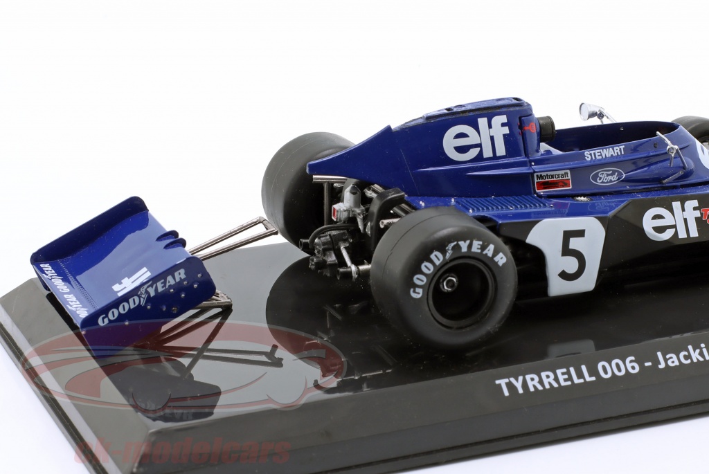 Premium Collectibles 1:24 Jackie Stewart Tyrrell 006 #5 Formel 1 1973 / ...