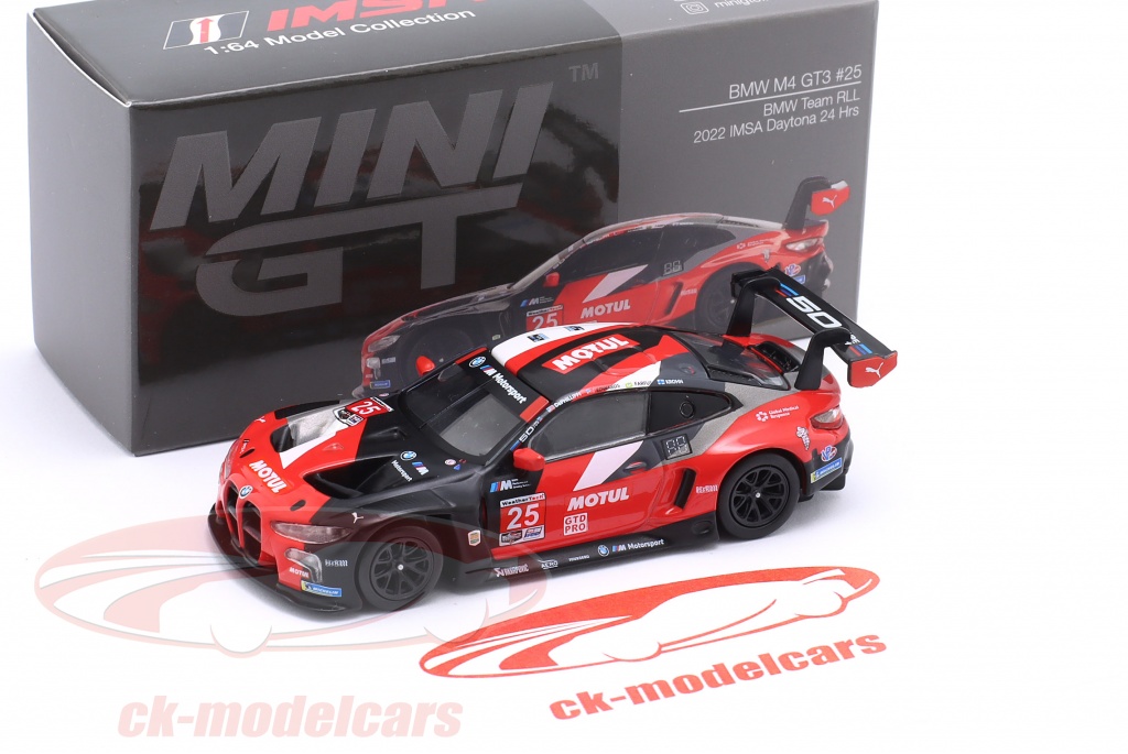 True Scale 1:64 BMW M4 GT3 #25 24h Daytona 2022 Team RLL MGT00416 ...