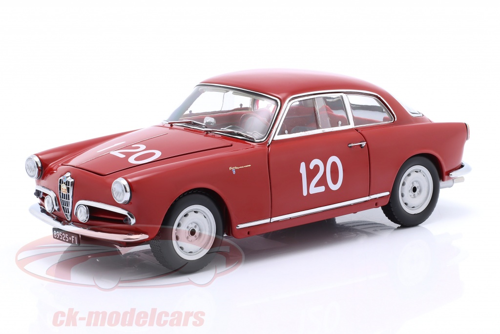 Kyosho 1:18 Alfa Romeo Giulietta SV #120 Mille Miglia 1956 Becucci ...