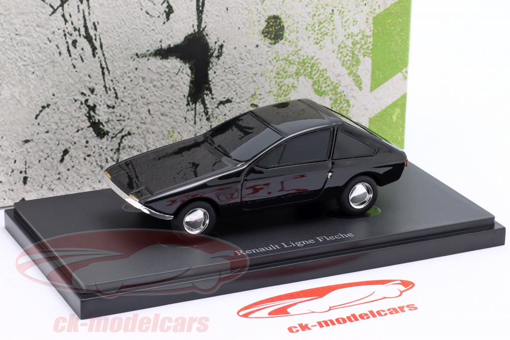 AutoCult 1:43 Renault Ligne Fleche 建设年份 1963 黑色的 06058 模型 汽车 06058