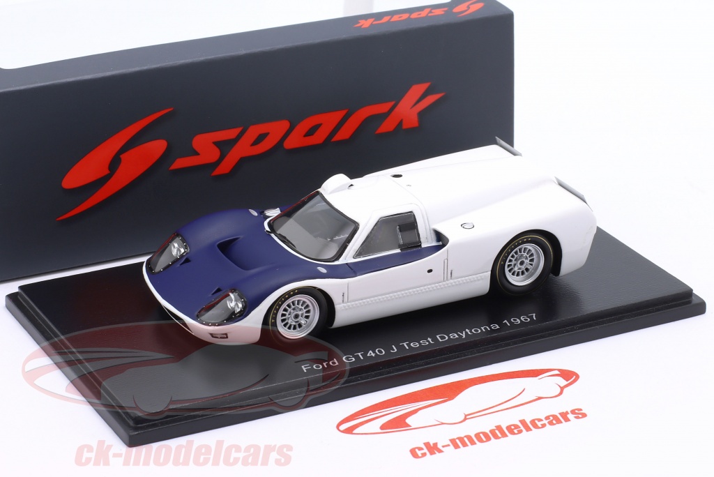Spark 1:43 Ford GT40 J Test Daytona 1967 B. McLaren S8083 modello auto ...
