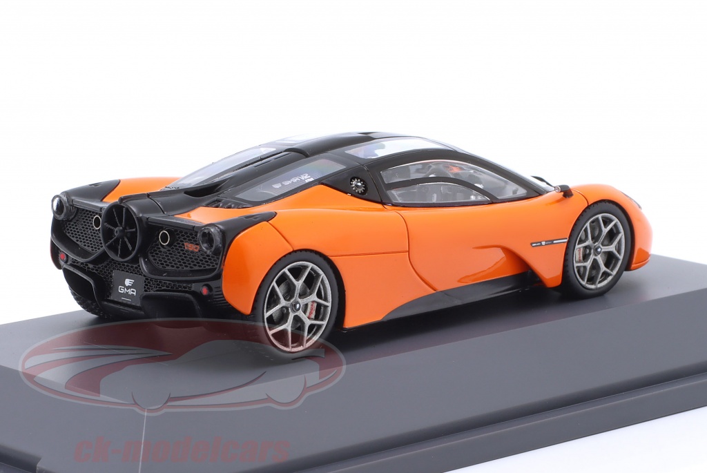 Schuco 1:43 Gordon Murray T50 year 2022 orange / black 450924000 model ...