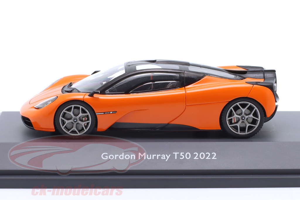 Schuco 1:43 Gordon Murray T50 year 2022 orange / black 450924000 model ...