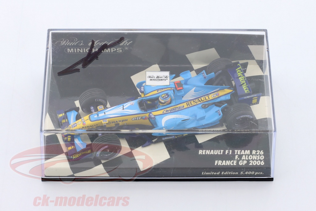 Minichamps 1:43 F. Alonso Renault R26 #1 Frankrijk GP formule 1 ...