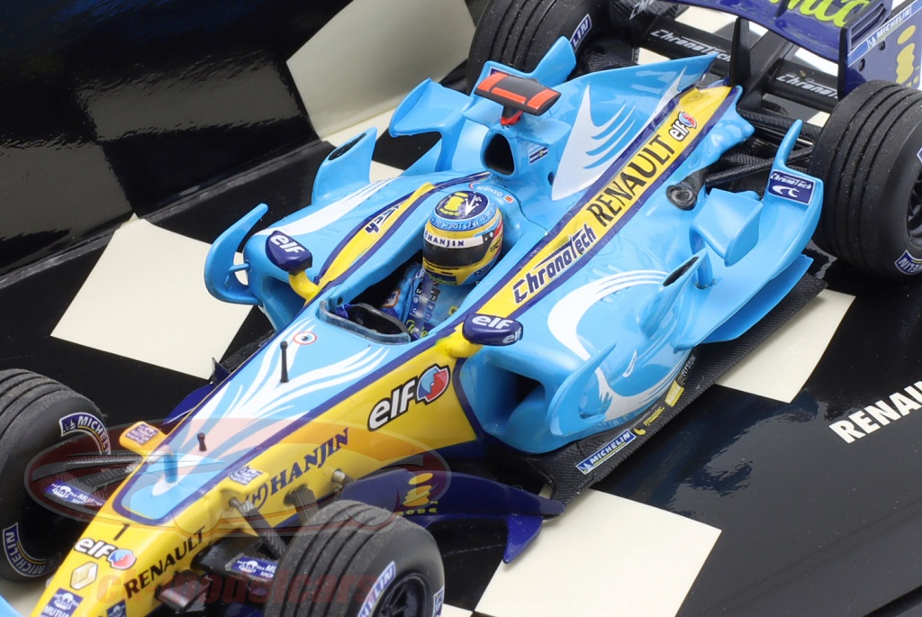 Minichamps 1:43 F. Alonso Renault R26 #1 Frankrijk GP formule 1 ...