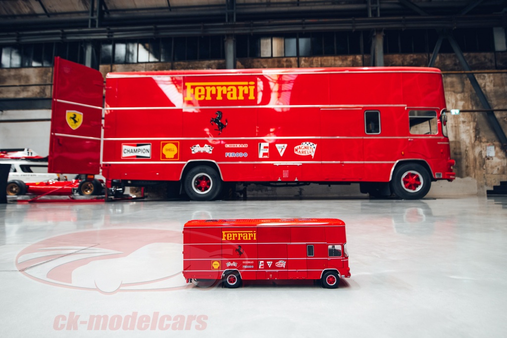 CMR 1:18 OM Fiat 150 Rolfo Scuderia Ferrari Race Car Transporter of the ...