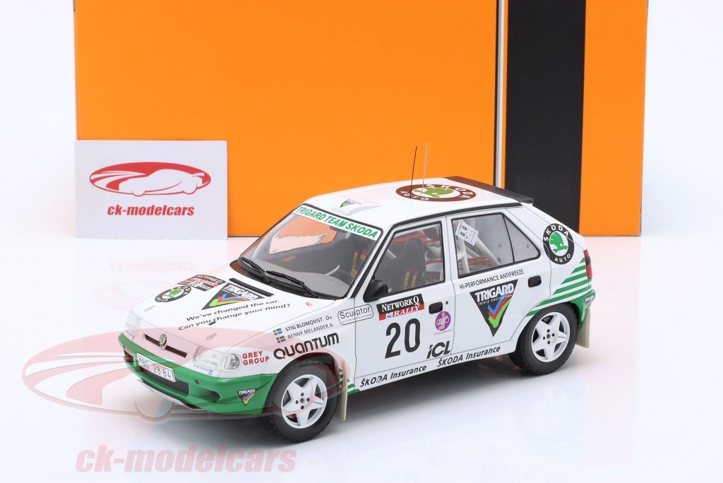 Ixo 1:43 Skoda Felicia Kit Car #20 RAC Rallye 1995 Blomqvist, Melander ...
