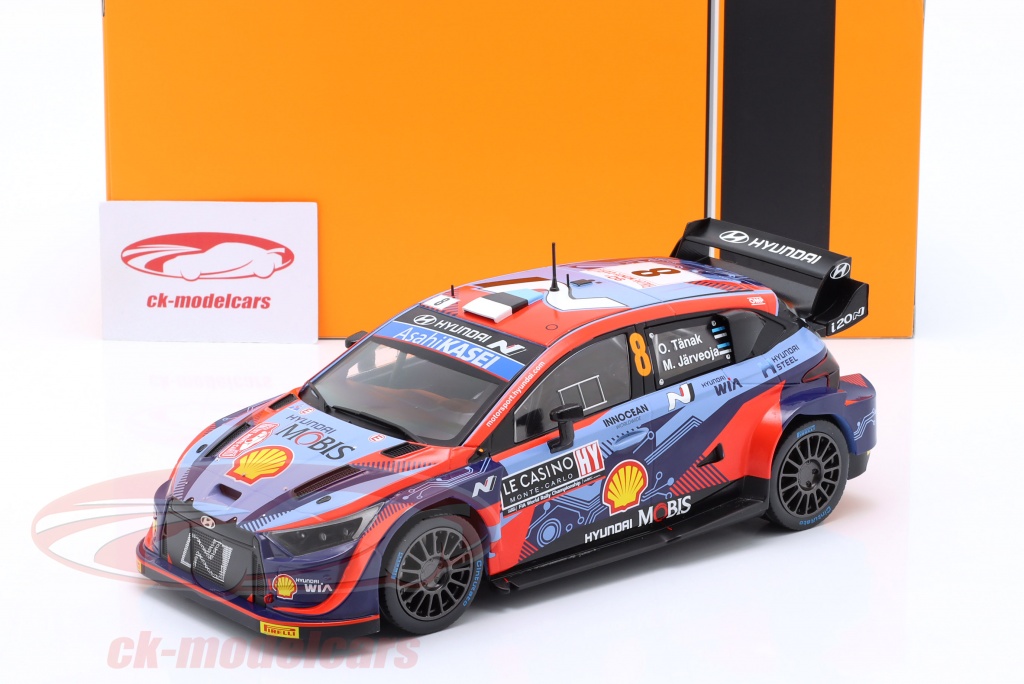 Ixo 1:18 Hyundai i20 N Rally1 #8 Rallye Monte Carlo 2022 Tänak ...