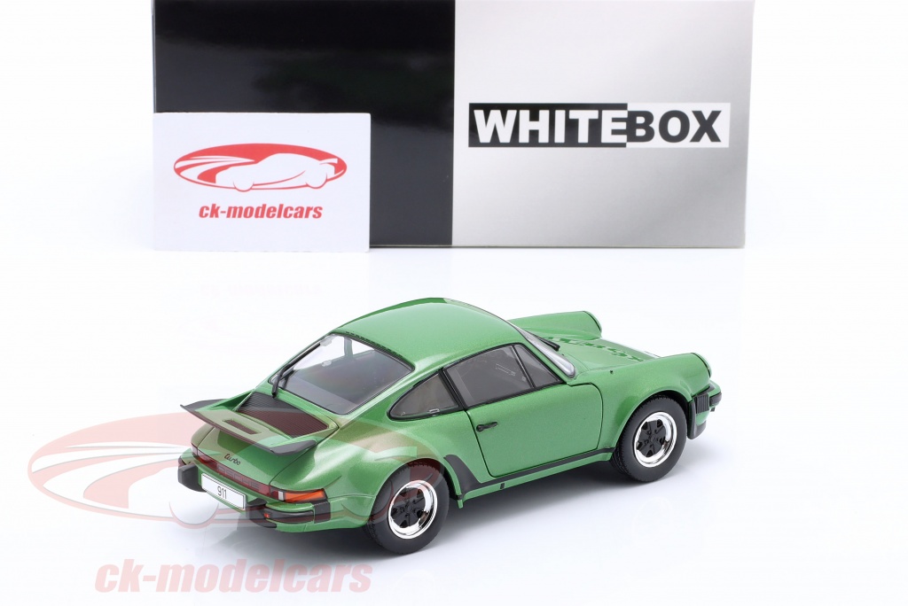 WhiteBox 1:24 Porsche 911 (930) Turbo Baujahr 1974 grün metallic WB124188 Modellauto WB124188 ...