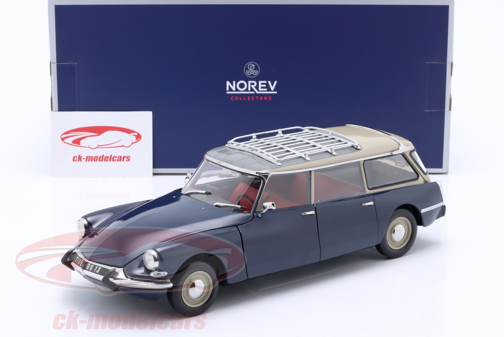 Norev 1:18 Citroen ID Break Baujahr 1967 orientblau 181770 Modellauto ...