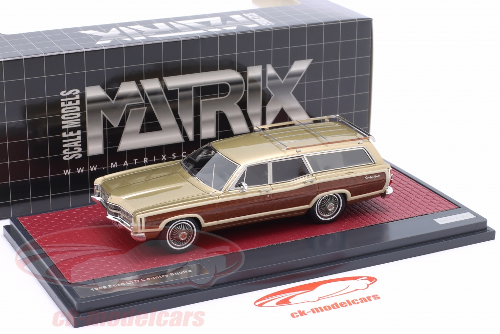 Matrix 1:43 Ford LTD Country Squire 1969 or métallique MX20603-032 ...