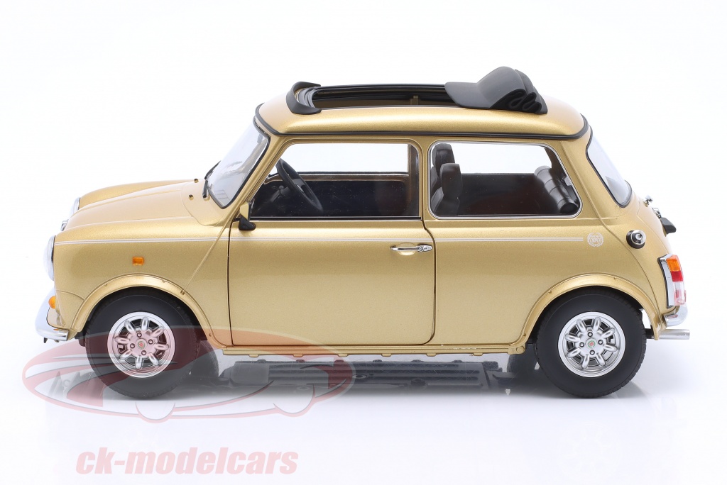 KK-Scale 1:12 Mini Cooper RHD met schuifdak goud metallic schaal ...
