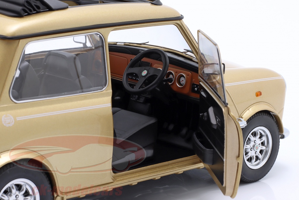 KK-Scale 1:12 Mini Cooper RHD met schuifdak goud metallic schaal ...
