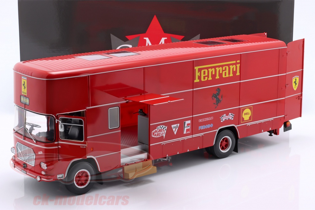 CMR 1:18 OM Fiat 150 Rolfo Scuderia Ferrari Race Car Transporter of the ...