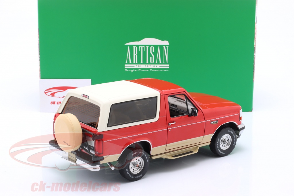 Greenlight 1:18 Ford Bronco Eddie Bauer Edition 1994 red metallic ...