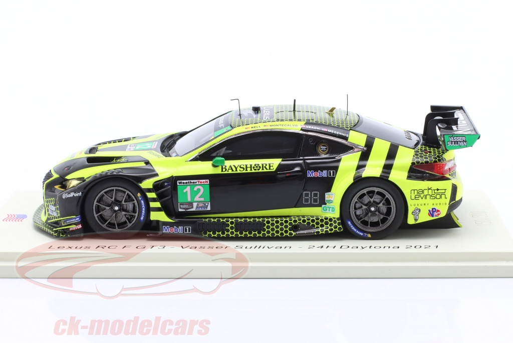 Spark 1:43 Lexus RCF GT3 #12 24h Daytona 2021 Vasser Sullivan Racing ...