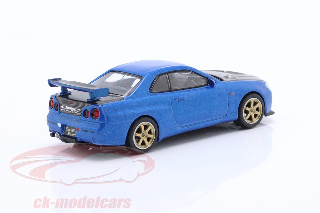 True Scale 1:64 Nissan Skyline GT-R (R34) Top Secret RHD bayside 青 ...