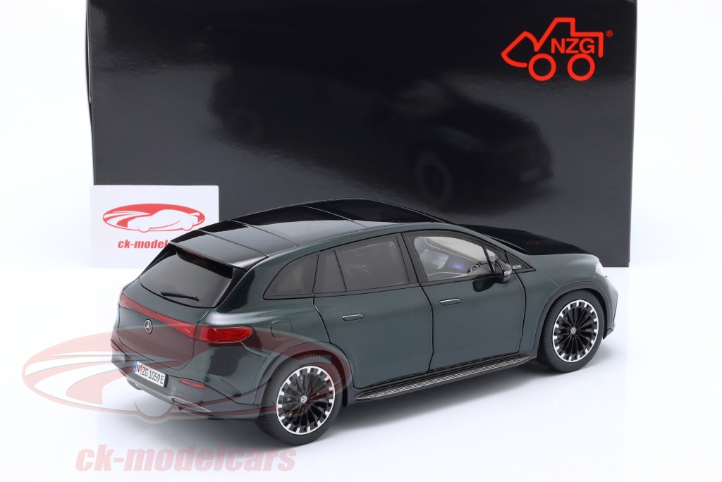 NZG 1:18 Mercedes-Benz EQS SUV (X296) year 2022 emerald green 1059/30 model car 1059/30 ...