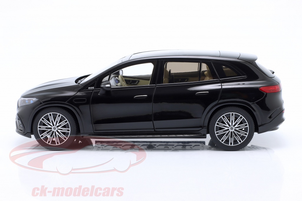 NZG 1:18 Mercedes-Benz EQS SUV (X296) year 2022 obsidian black 1059/50 model car 1059/50 ...
