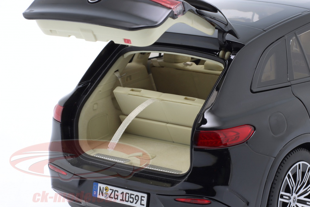 NZG 1:18 Mercedes-Benz EQS SUV (X296) year 2022 obsidian black 1059/50 model car 1059/50 ...