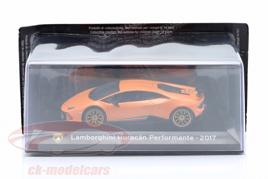 Altaya 1:43 Lamborghini Huracan Performante Année de construction 2017 orange MAG PF19 modèle ...