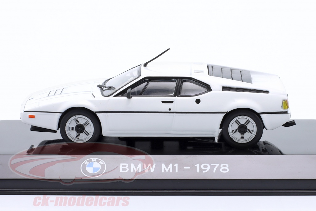 Altaya 1:43 BMW M1 Baujahr 1978 weiß MAG PF73 Modellauto MAG PF73