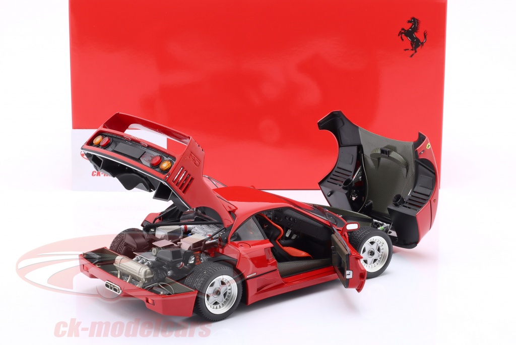 Kyosho 1:18 Ferrari F40 Année de construction 1987 rouge 08416R modèle voiture 08416R 4548565441358