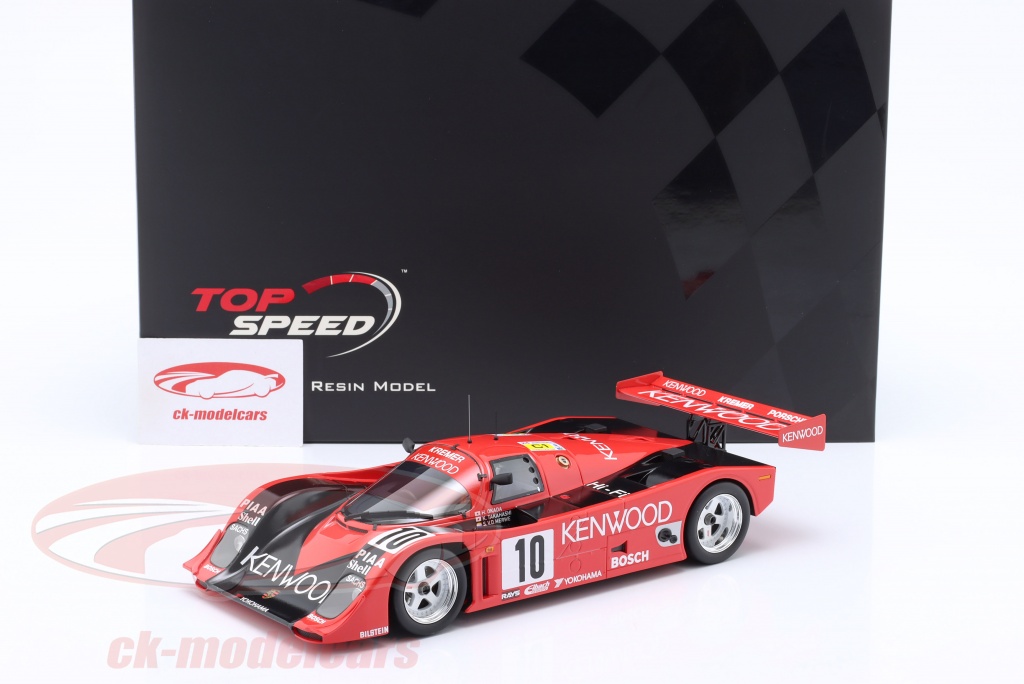 True Scale 1:18 Porsche 962 CK6 #10 24h LeMans 1990 Porsche Kremer ...
