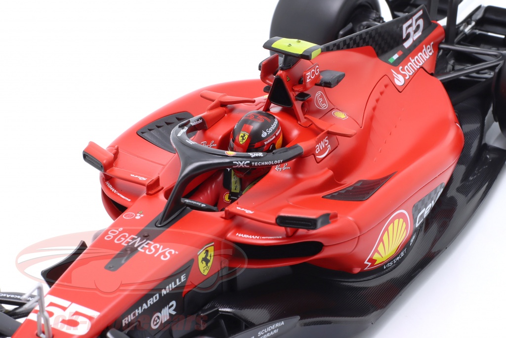 Bburago 1:18 Carlos Sainz Jr. Ferrari SF-23 #55 Formula 1 2023 18-16812 ...