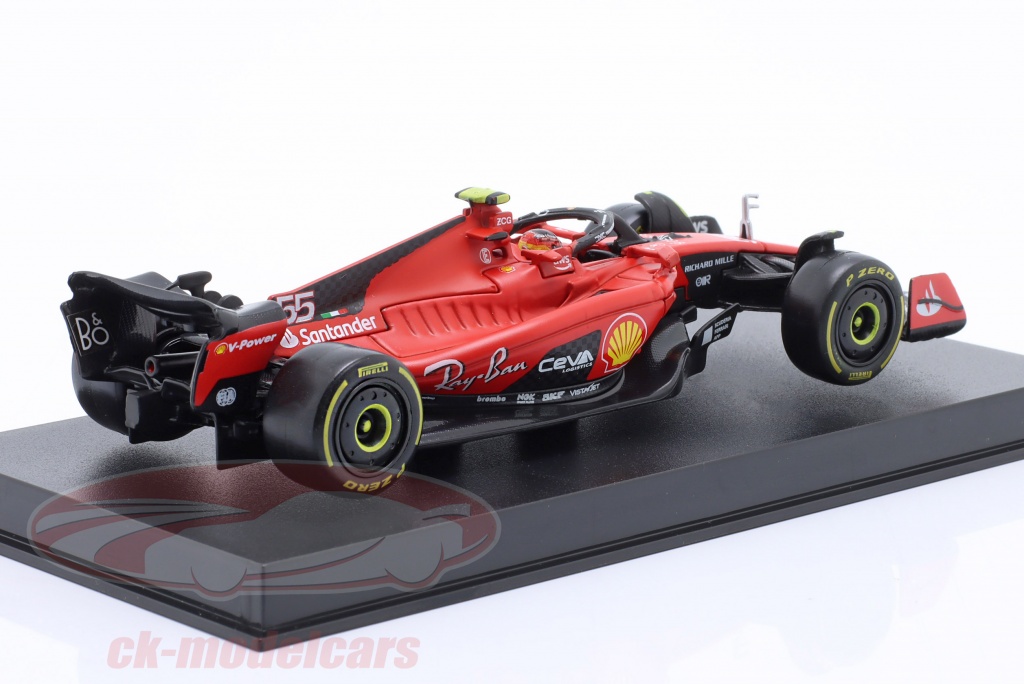 Bburago 1:43 Carlos Sainz Jr. Ferrari SF-23 #55 formula 1 2023 18-36835 ...