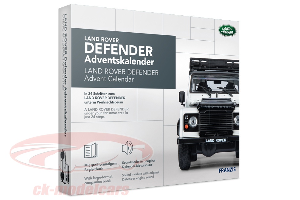 Land Rover Defender Advent Calendar: Land Rover Defender white 1:43 ...