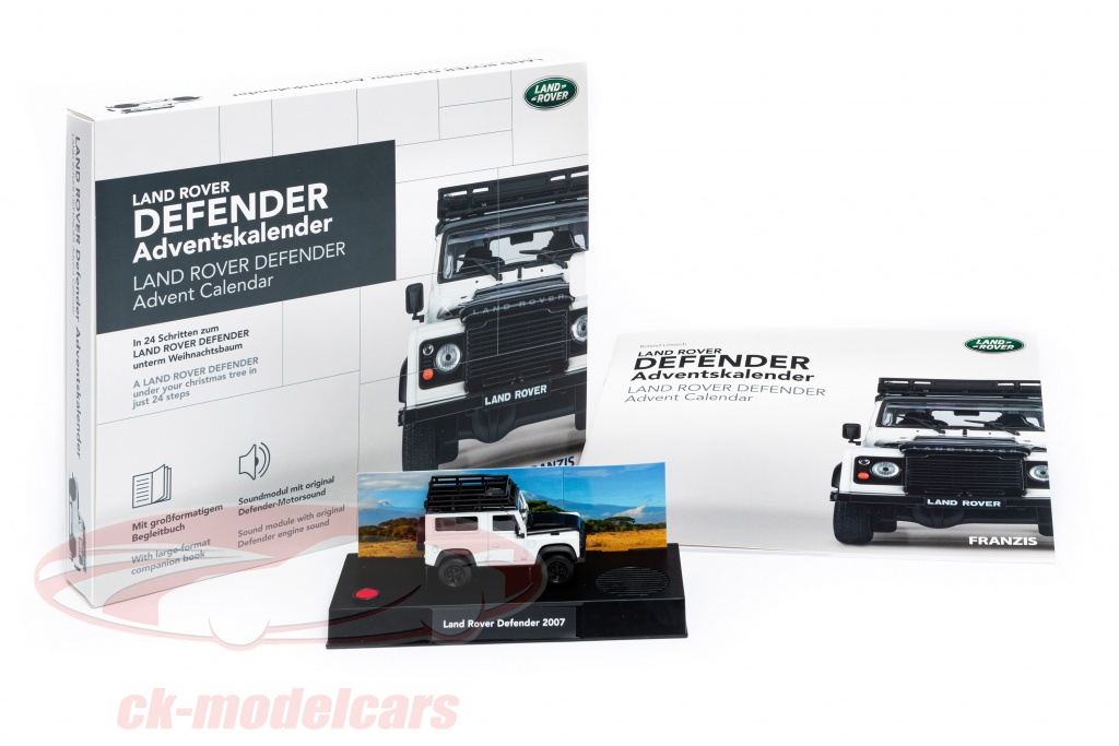 Land Rover Defender Advent Calendar: Land Rover Defender white 1:43 ...