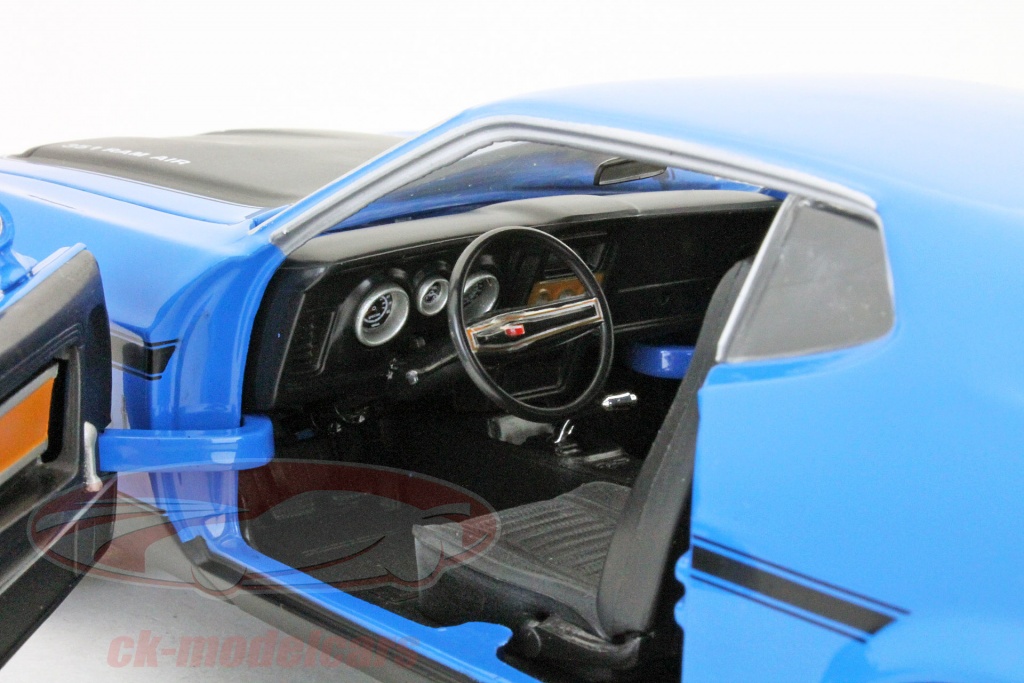 Sun Star Models 1:18 Mustang Boss 351 1971 blue 3601 model car 3601 ...