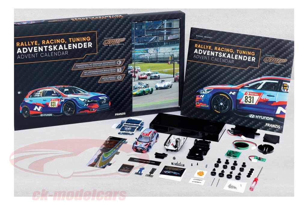 Advent calendar Rallye, Racing, Tuning: Hyundai i30N 2021 1:43 Franzis ...