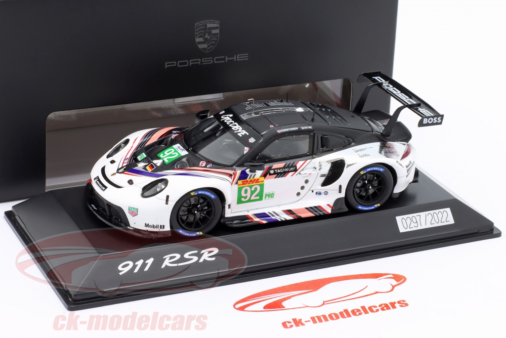 Spark 1:43 Porsche 911 RSR-19 Goodbye #92 Last Race WEC 2022 Estre, Christensen WAP0209040RRSR ...