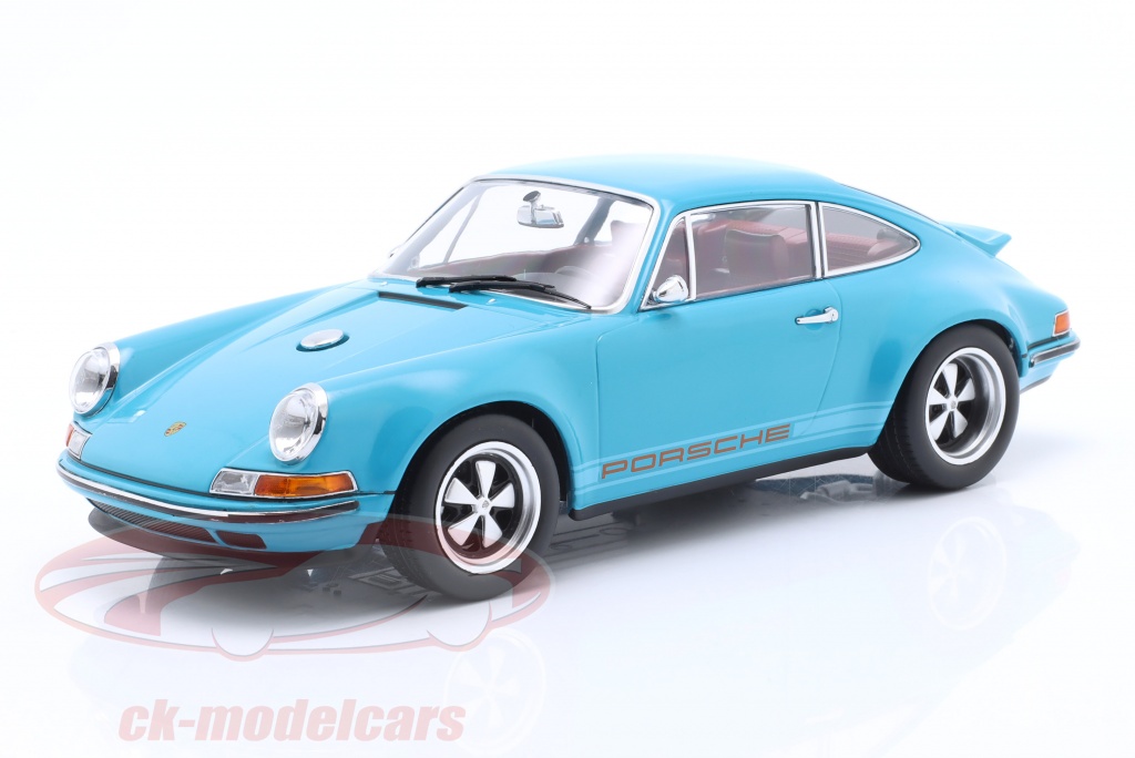 KK-Scale 1:18 Singer Coupe Porsche 911 Modification turquoise-blue ...