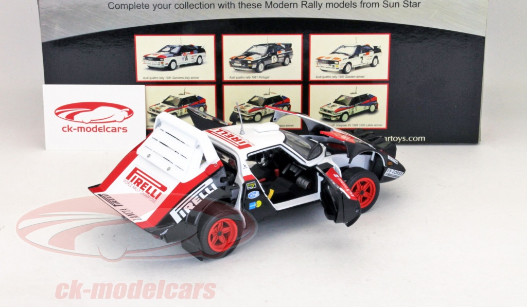 Sun Star Models 1:18 Lancia Stratos #4 Winner Rally Sanremo 1978 Alen ...