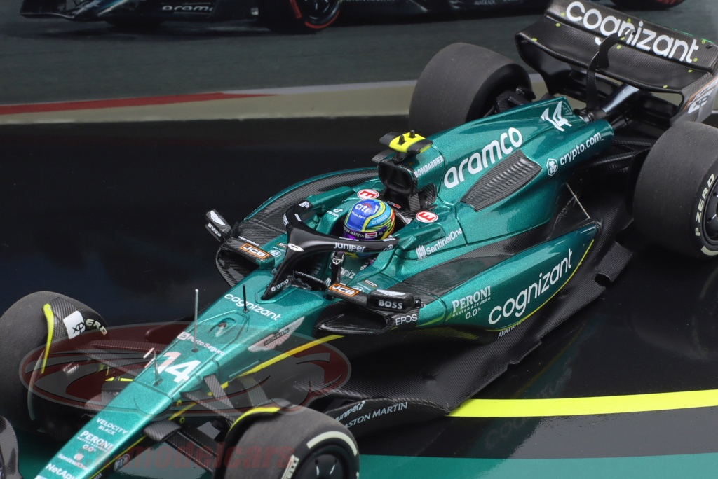 Minichamps 1:43 2-Car Set Alonso #14 & Stroll #18 Bahrain GP formula 1 ...