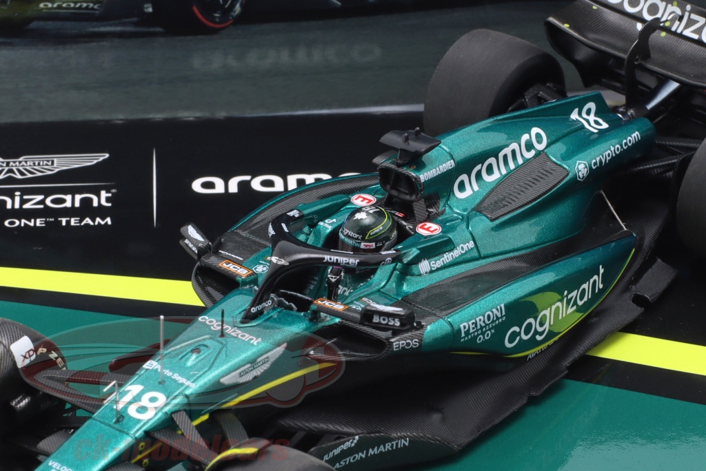 Minichamps 1:43 2-Car Set Alonso #14 & Stroll #18 Bahrain GP formula 1 ...