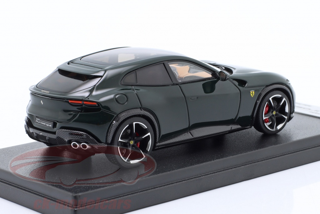 LookSmart 1:43 Ferrari Purosangue Byggeår 2022 British Racing grøn ...