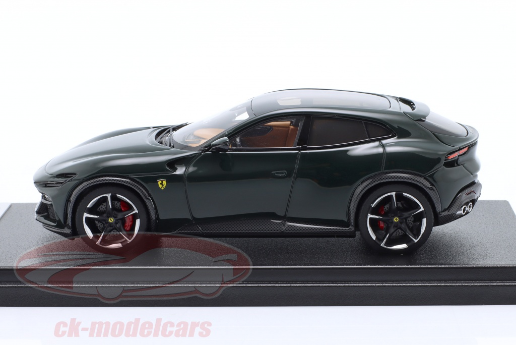 LookSmart 1:43 Ferrari Purosangue Byggeår 2022 British Racing grøn ...