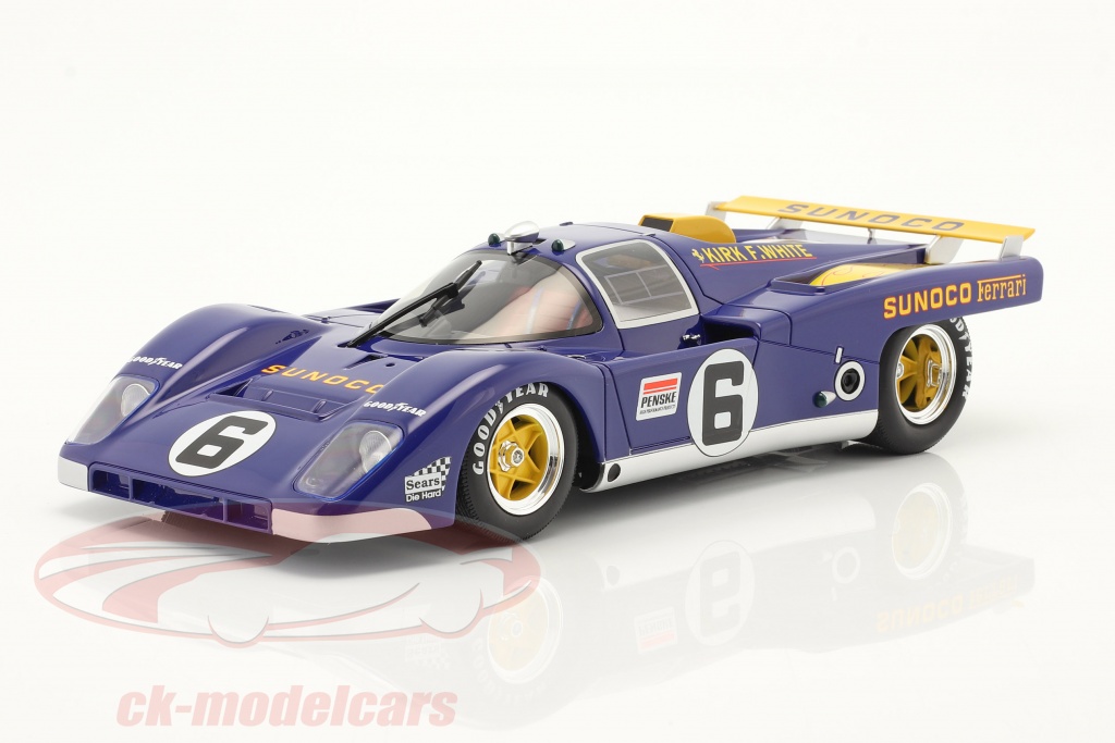 CMR 1:18 Ferrari 512M Sunoco #6 第三名 24h Daytona 1971 Donohue, Hobbs ...
